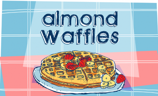 Almond Flour Waffles {visual recipe} - Comfy Belly